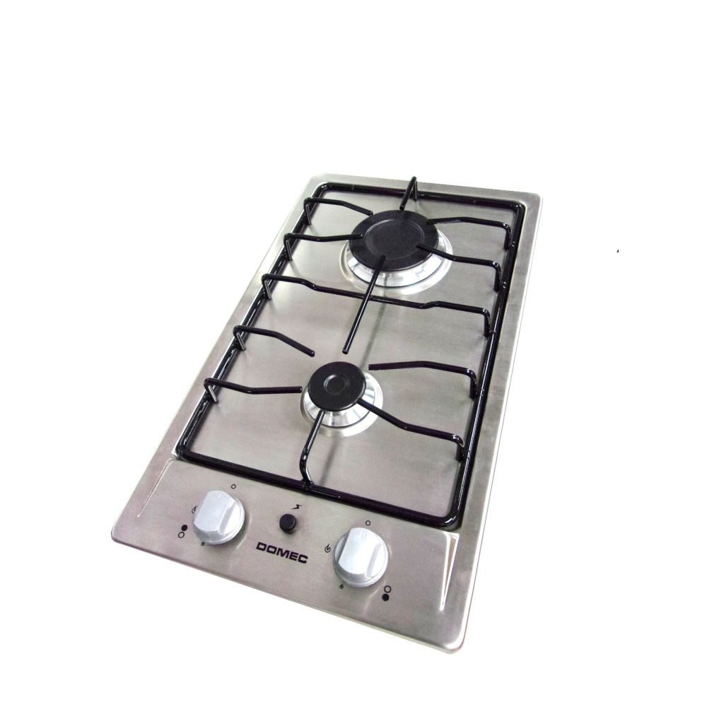 Anafe Multigas Domec AX2V acero inoxidable