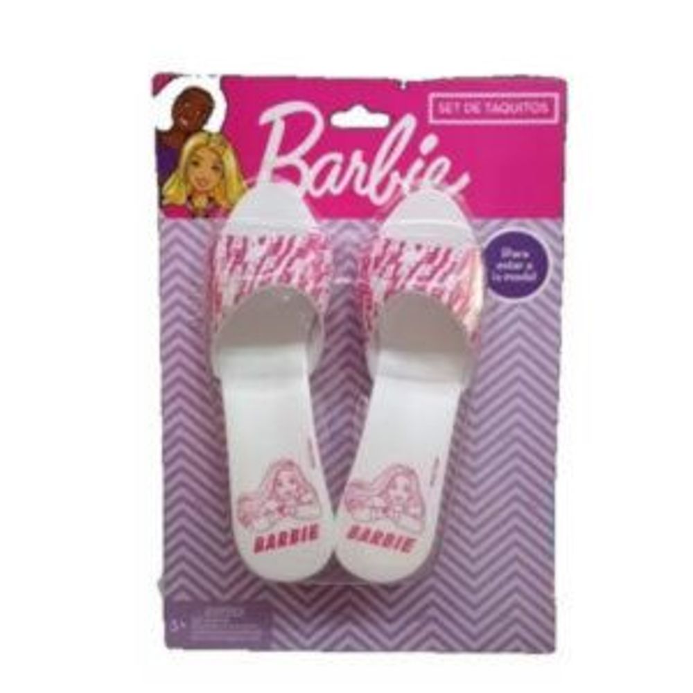 Set De Taquitos Barbie Zapatitos Para Nena Miniplay