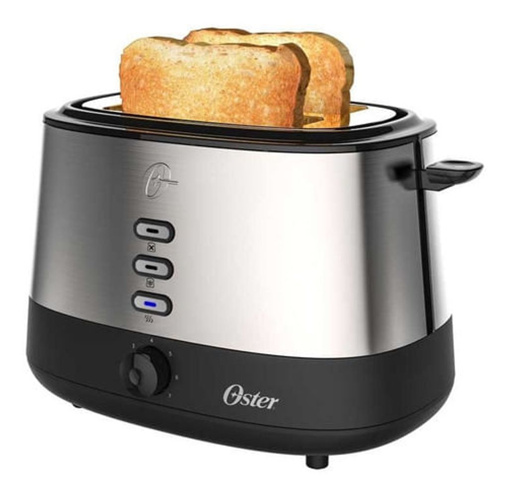 Tostadora Electrica Oster Tr500 Acero Inox 2 Panes 7 Niveles