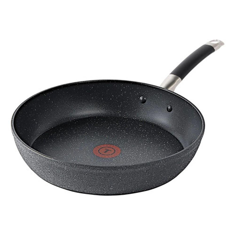 Sartén Antiadherente T-fal Stone Force Platinum De 12 Pulgad Negro