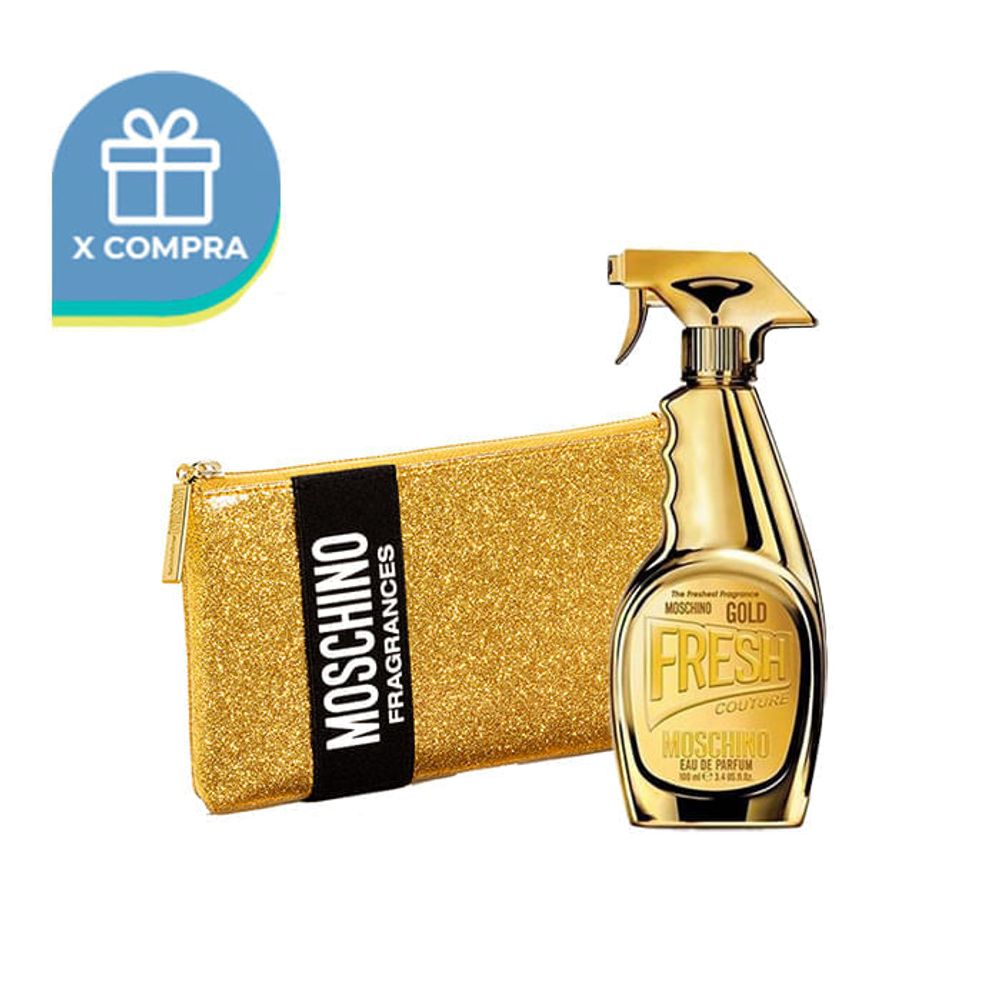 Fresh Gold Eau de Parfum 50ml + Pouch Gold Regalo