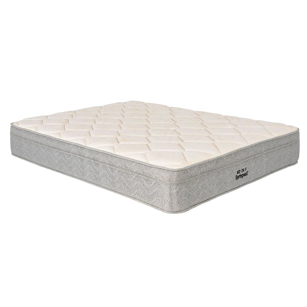 Colchón de Resortes Pocket Springwall MCP314P con Euro Pillow Prolatex ...