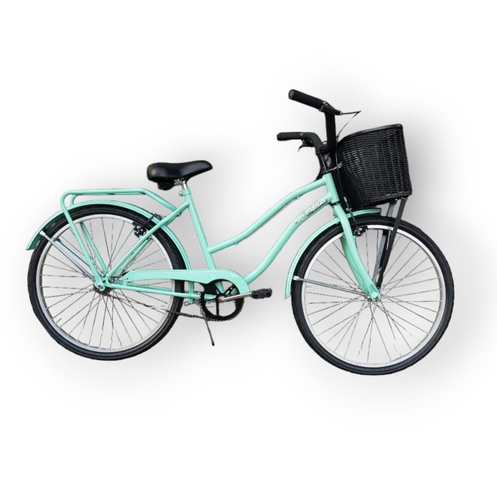 Bicicleta Playera Rodado 26 De Dama Con Porta