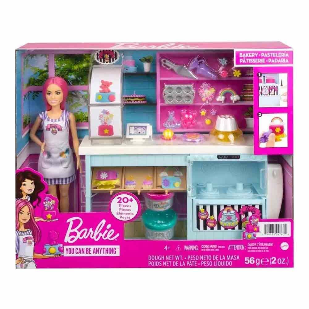 Barbie Doll Bakery Playset Hgb73 Mattel