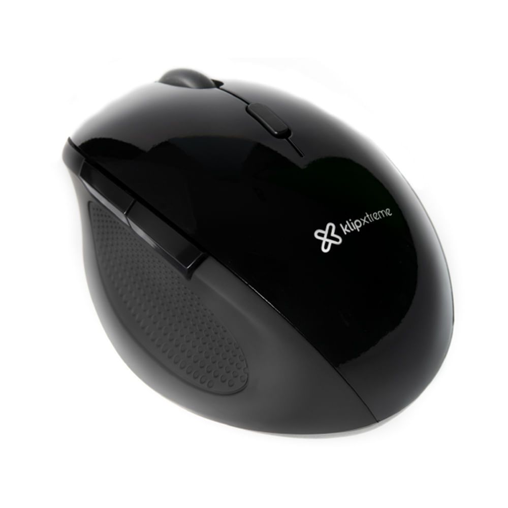 Mouse Klip Xtreme Wireless Ergonómico Black Orbix