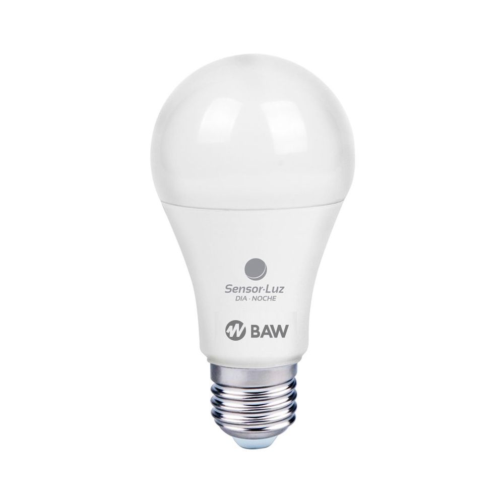 Lampara Led Baw A60 11w E27 6500° K Con Sensor Dia-Noche