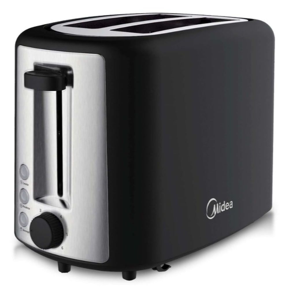 Tostadora eléctrica MIDEA 770 Watts Negra