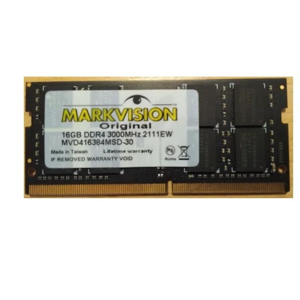 Memoria Sodimm Ddr4 Markvision 16gb 3000 Mhz 1.20v Bulk (9359) Markv