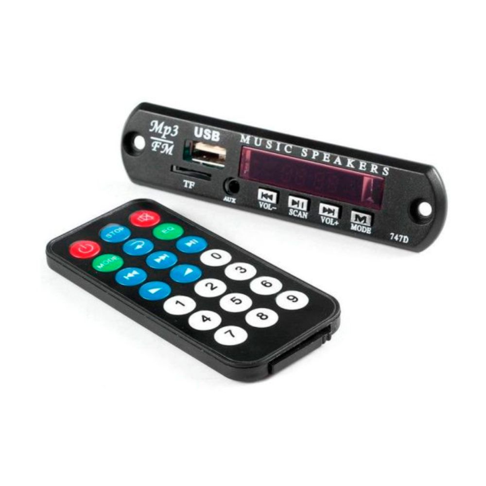 Modulo Mp3 Bluetooth 3.0 Usb/sd/fm/aux C/ Control 12v