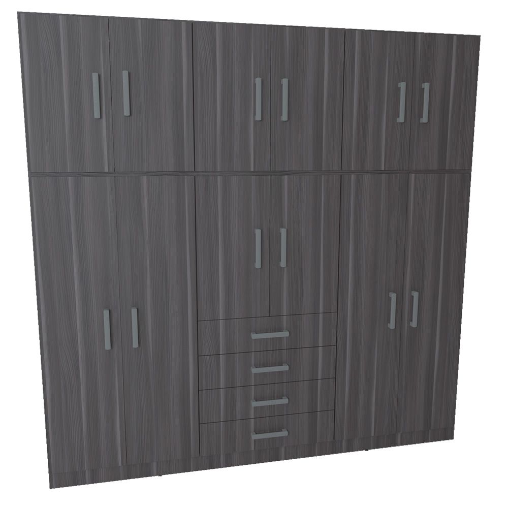 Placard 2 Cuerpos Orlandi 12 Puertas Jacaranda 3554