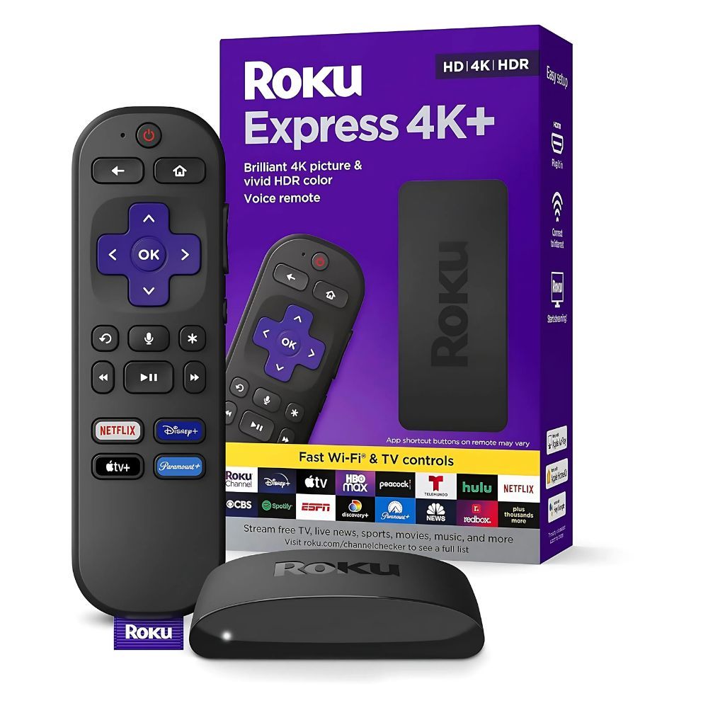 Roku Express 3941 4K+ HDR10 1GB Ram 4GB