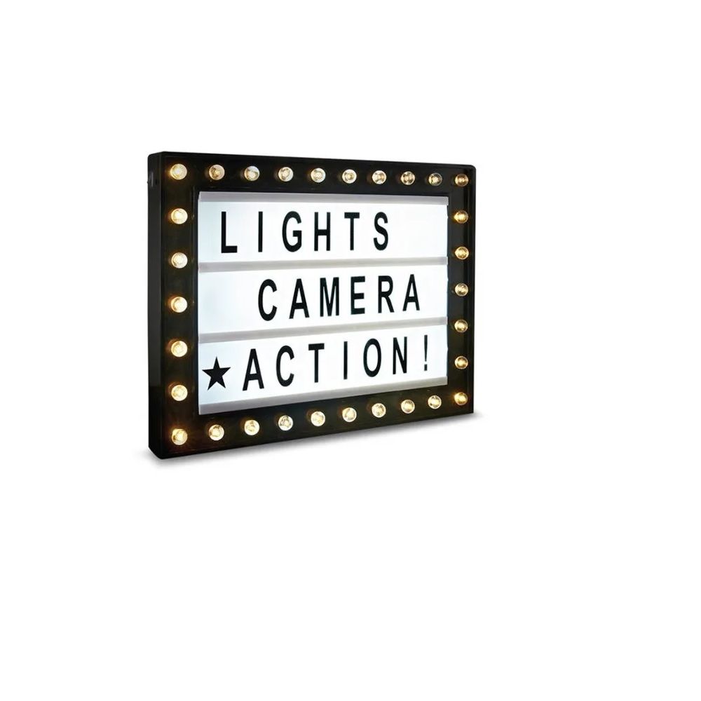 Hollywood Lightbox - Cartelera Luminosa Tipo Cine