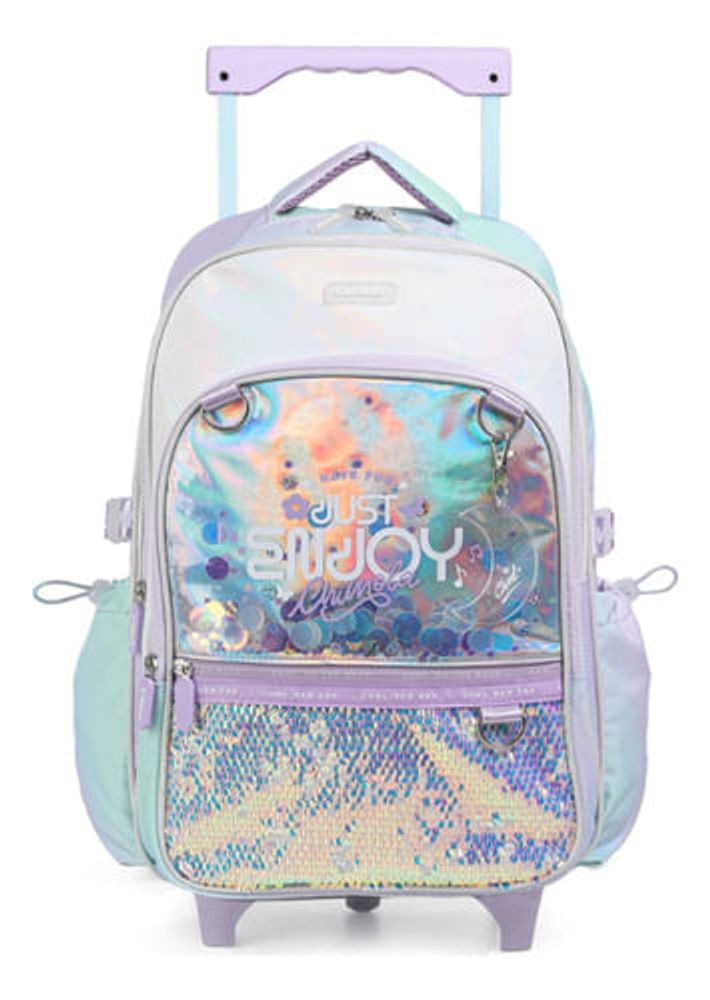 Chimola Mochila Con Carro De 18 Pulgadas Cloud Silver Tr135