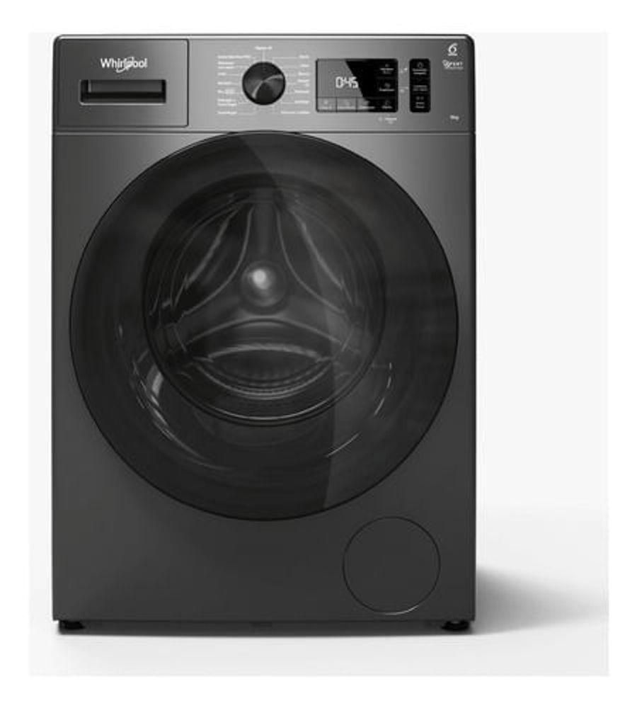Lavarropas Whirlpool Wnq90as Frontal 9kg Inverter Titanium Color Gris ...