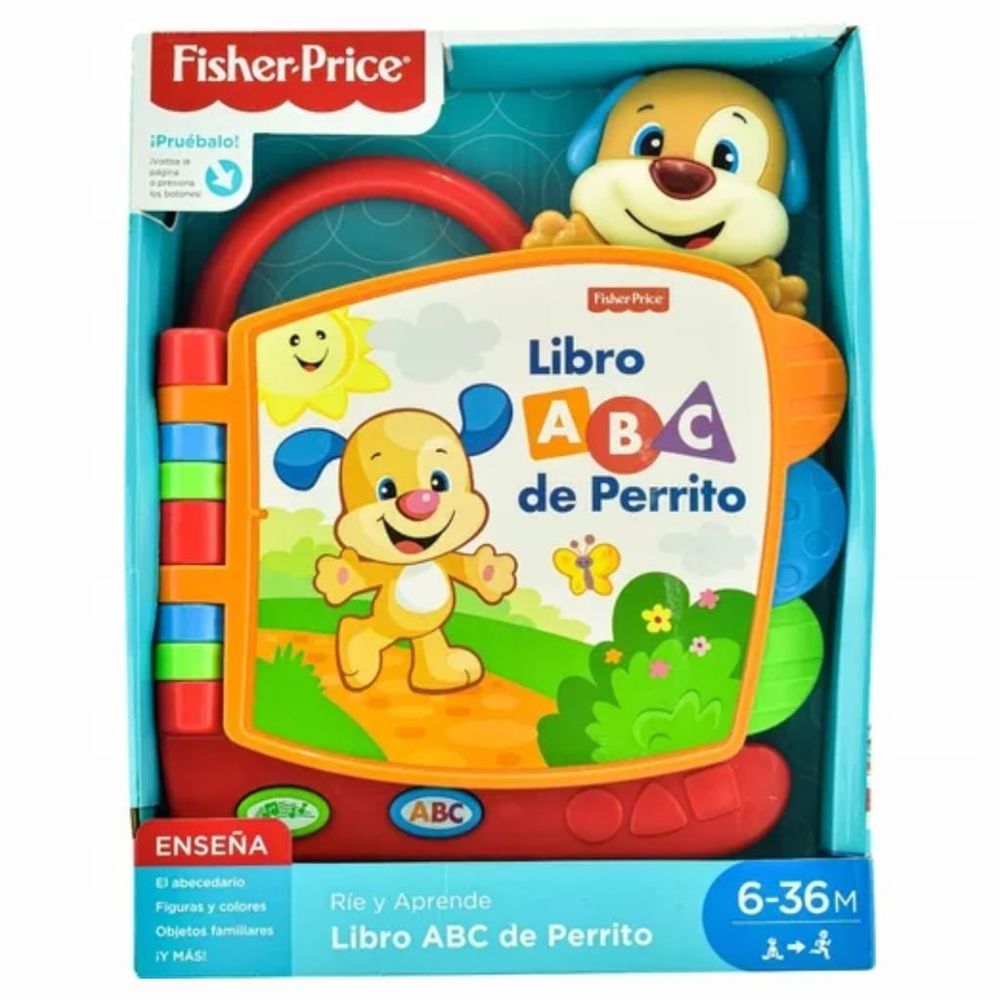 Fisher Price Rie Y Aprende Libro Abc De Perrito Dlh74