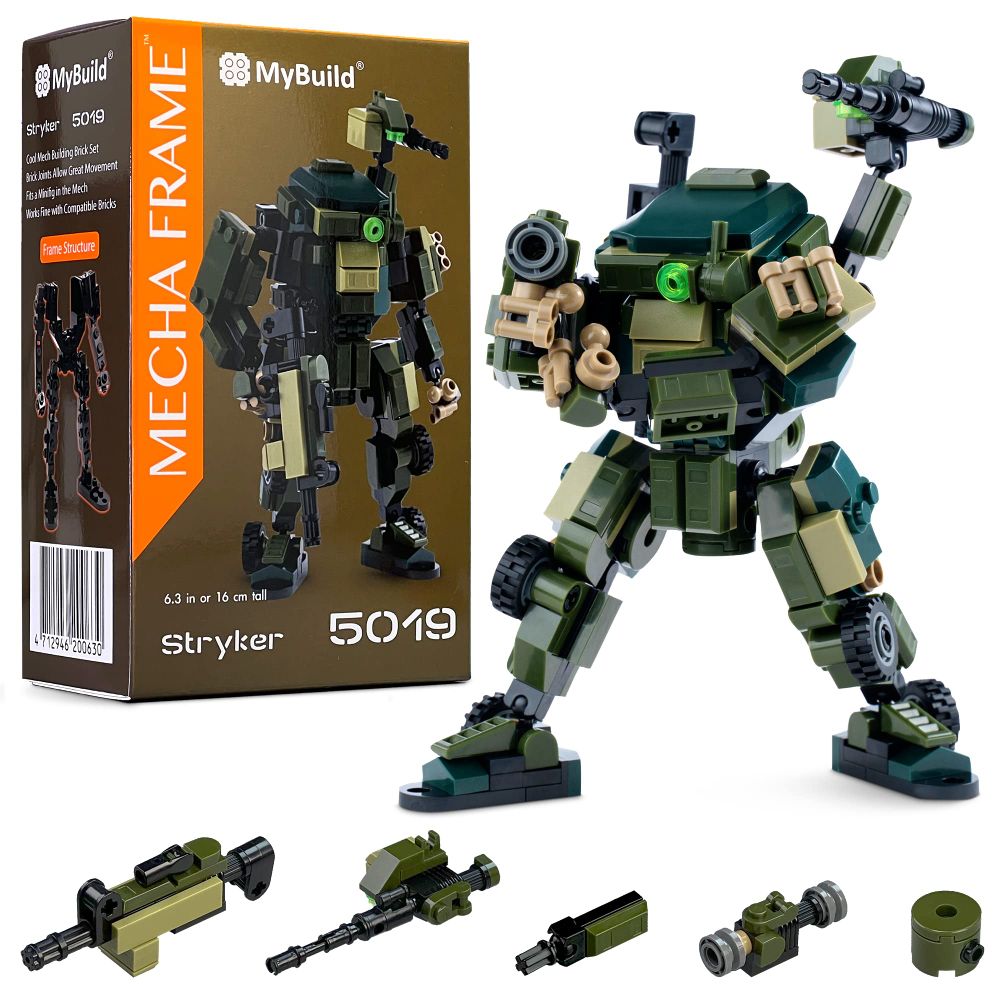 Ladrillos de construcción robóticos Mecha Frame Stryker 5019, para ...
