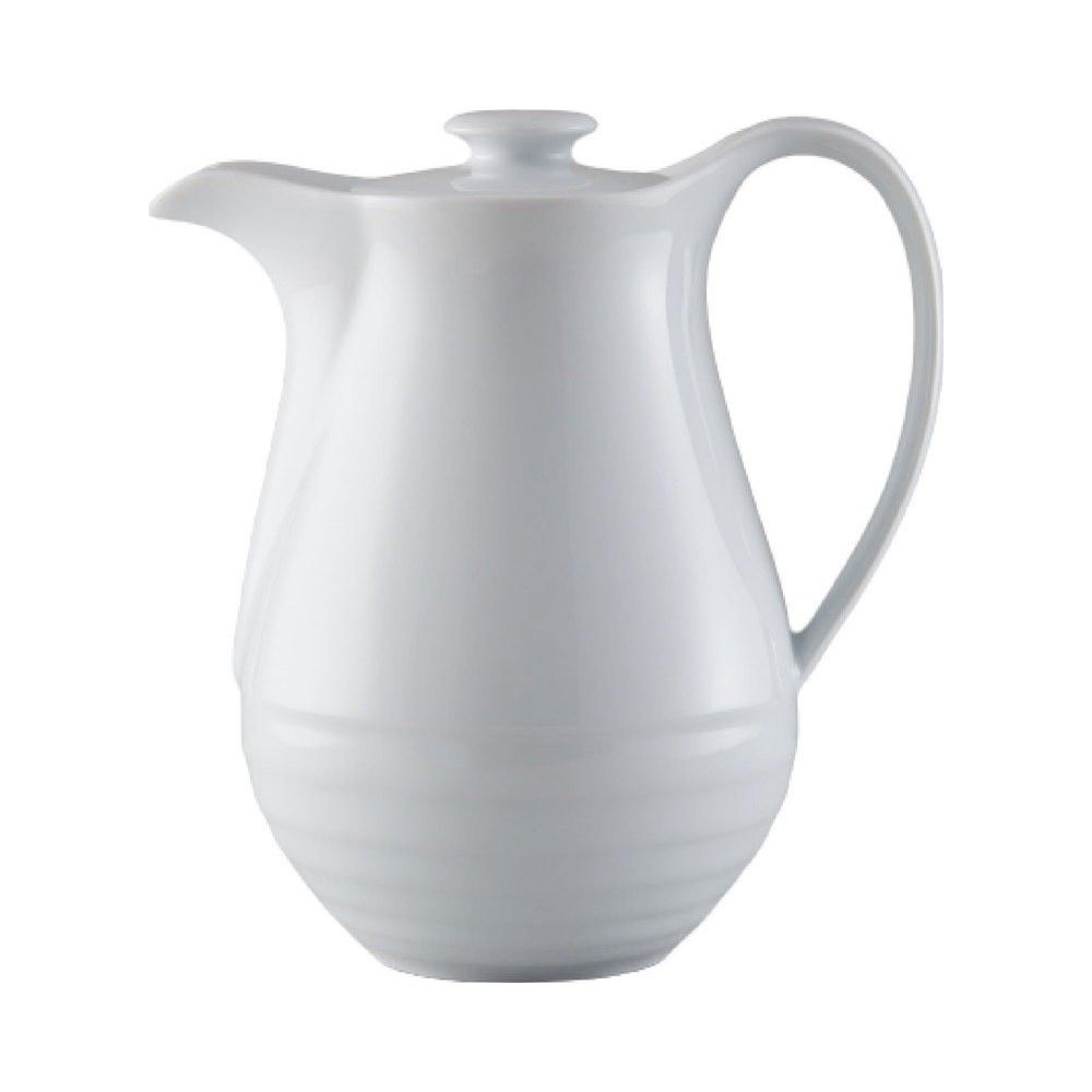 Cafetera Tetera Sofia 1800 Cc Porcelana Blanca