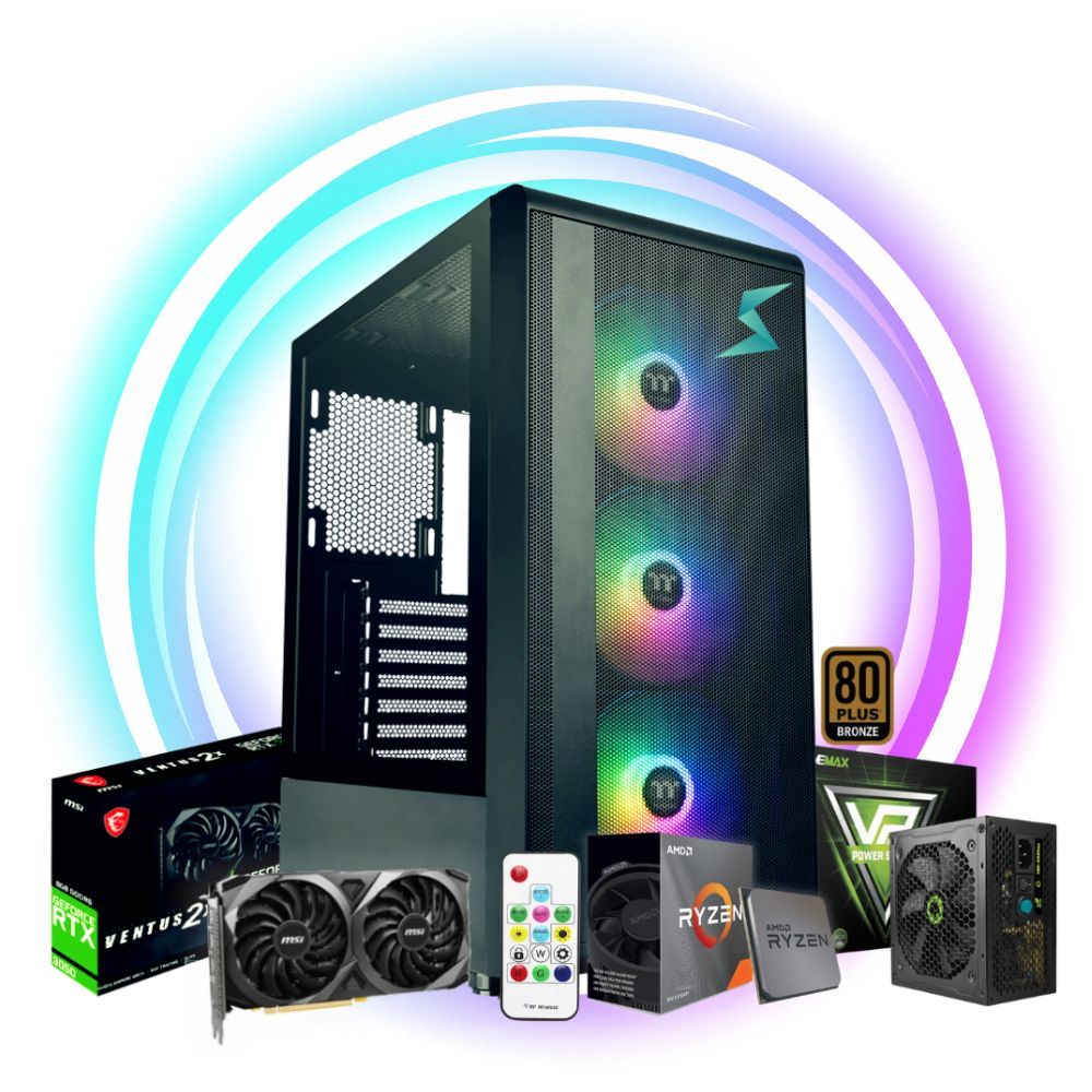 PC GAMER ULTRA – RYZEN 5 5600G – 16GB RAM 480GB SSD – RTX 4060 8GB