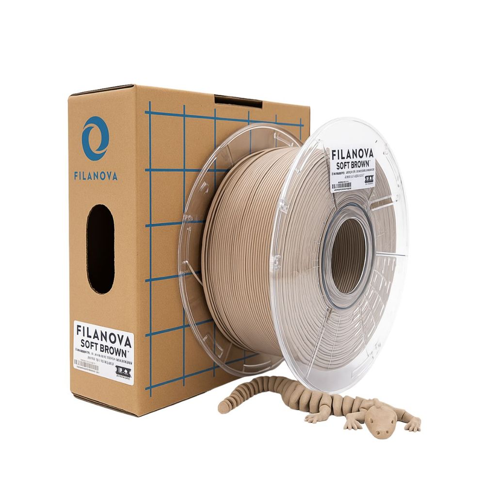 Filamento PLA High Speed Filanova x 1Kg Soft Brown