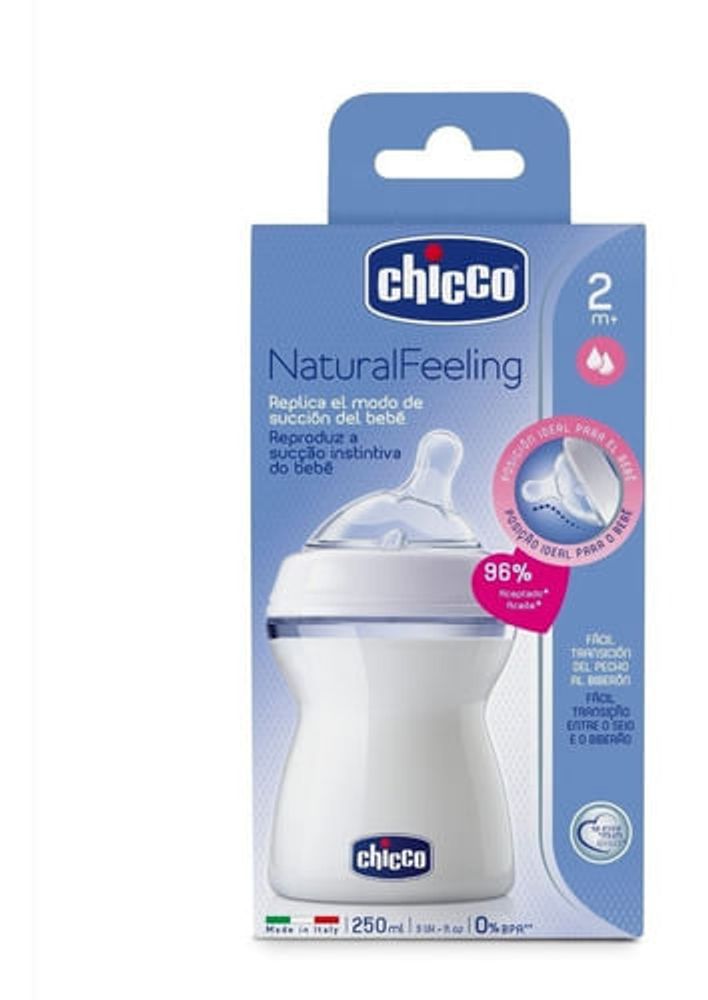 Mamadera Biberón Naturalfeeling 2m+ 250 Ml Flujo Medio