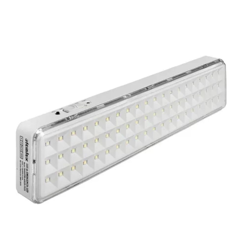 Luz de Emergencia Luminaria 60 LED Bateria Litio 220V