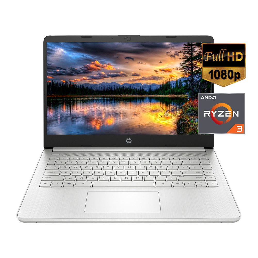 Notebook / 256gb SSD + 8gb RAM / HP Ryzen 3 FHD