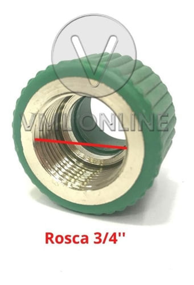 Cupla Con Inserto Metalico Hembra 3/4 X 25 Mm Latyn Fusion