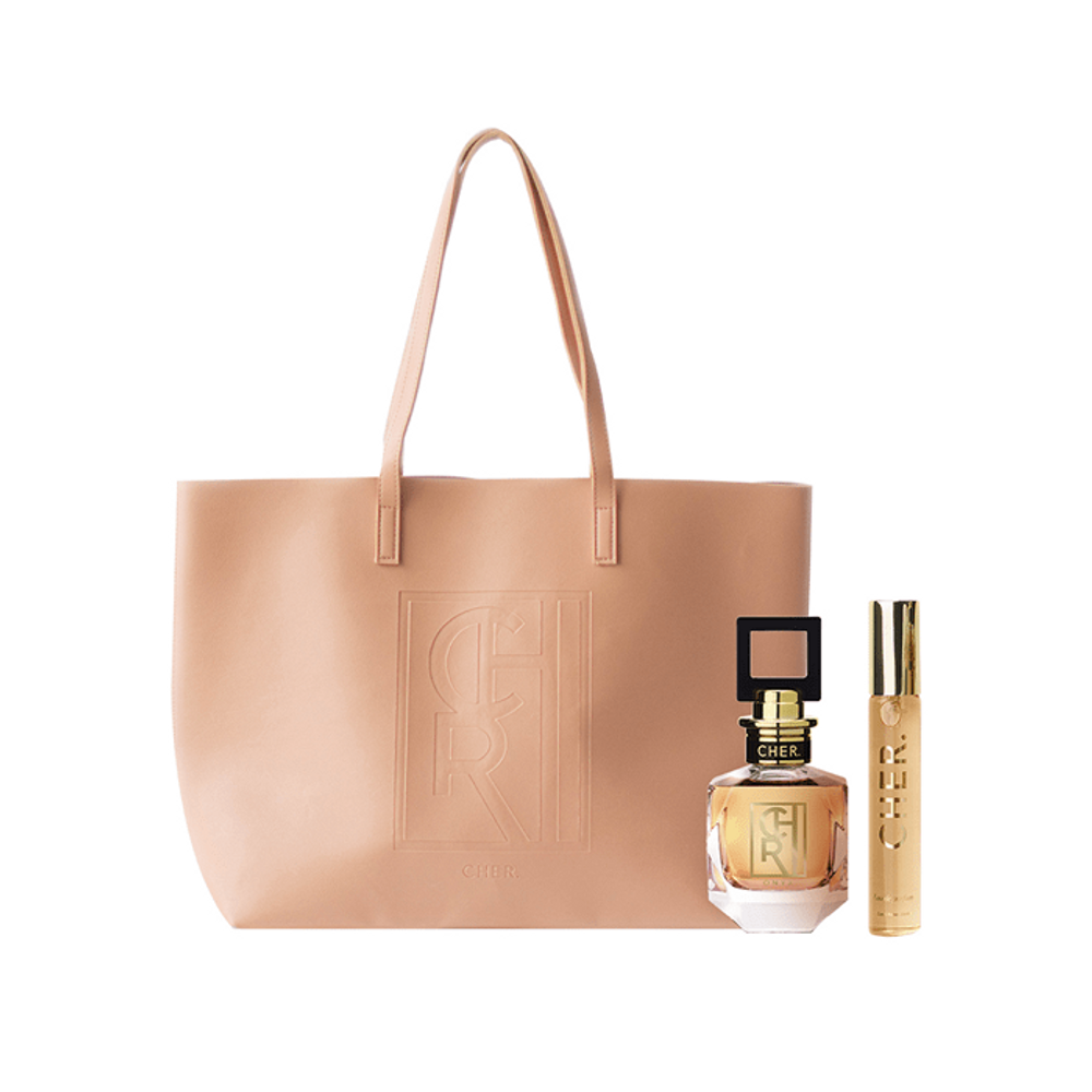 Perfume Mujer Cher Onyx Tote + Onyx Edp 50 Ml + Travel Size 20 Set