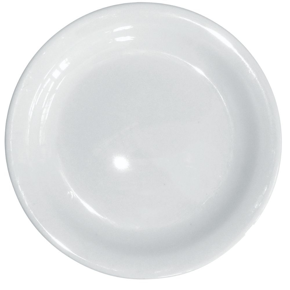 PLATO PLAYO 25CM PORCELANA GASTRONÓMICA BLANCA OXFORD