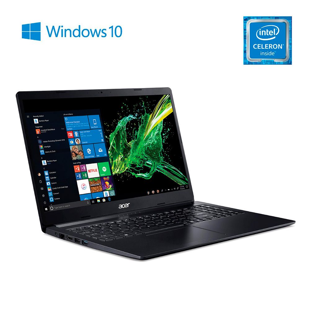 Notebook Acer Aspire 3 15,6" Intel Celeron ICDN4000 4GB 500GB A315-34-C7RP