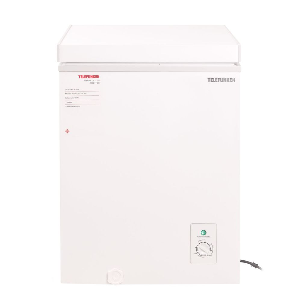 Freezer De Pozo 50 Litros Telefunken Blanco TFK-FP50