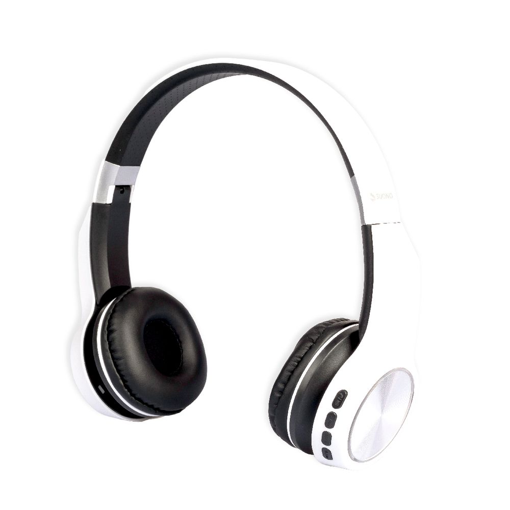 Auricular Vincha Bluetooth Suono Led Rgb Blanco