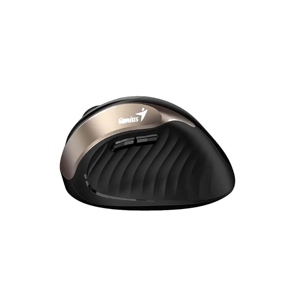 Mouse vertical inalámbrico GENIUS 8250S Ergonómico Oro champán