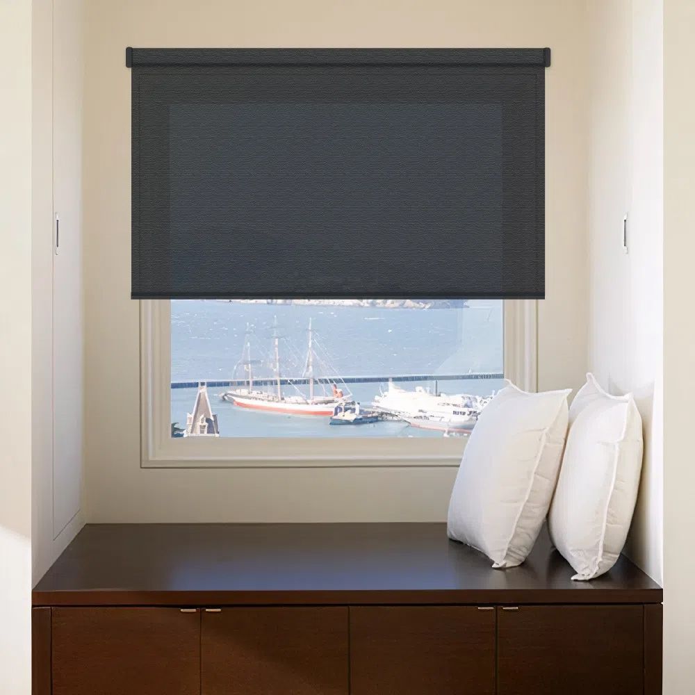 Cortina Roller Sunscreen 220x225 - Negro