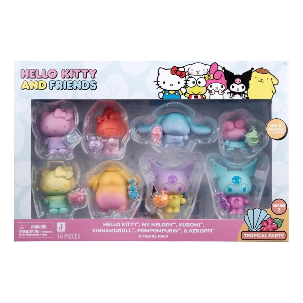 Hello Kitty Pack 8 Figuras