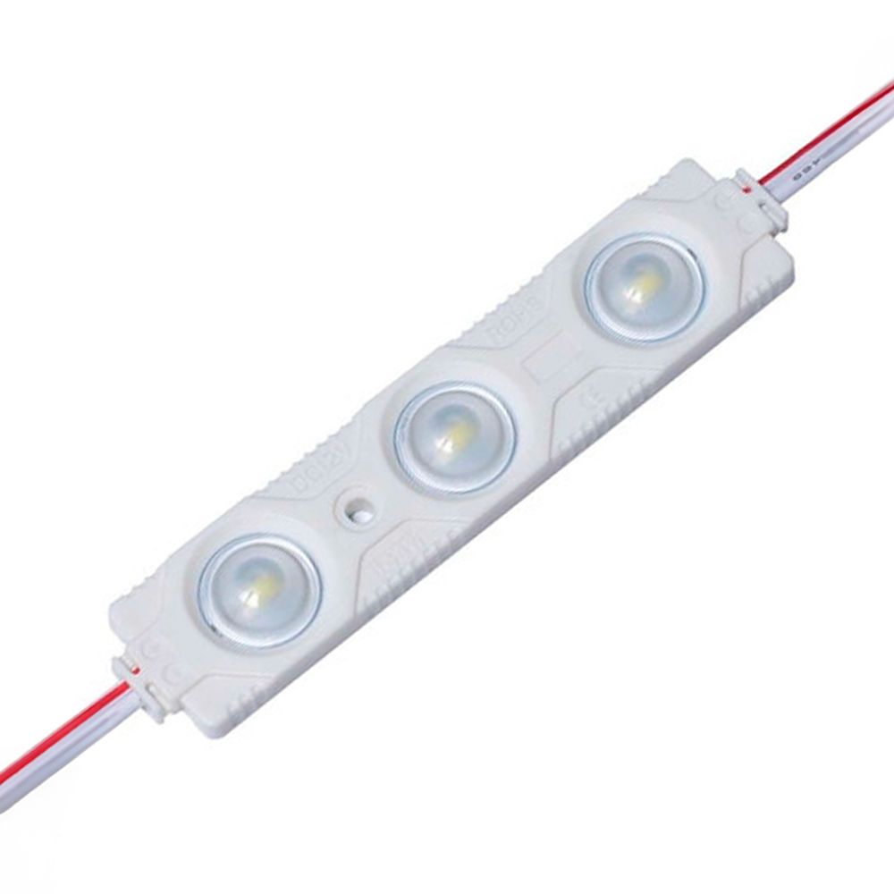 Modulo Led Lupa 6012 Alta Potencia 12v Ip68 Blanco Frio X 100