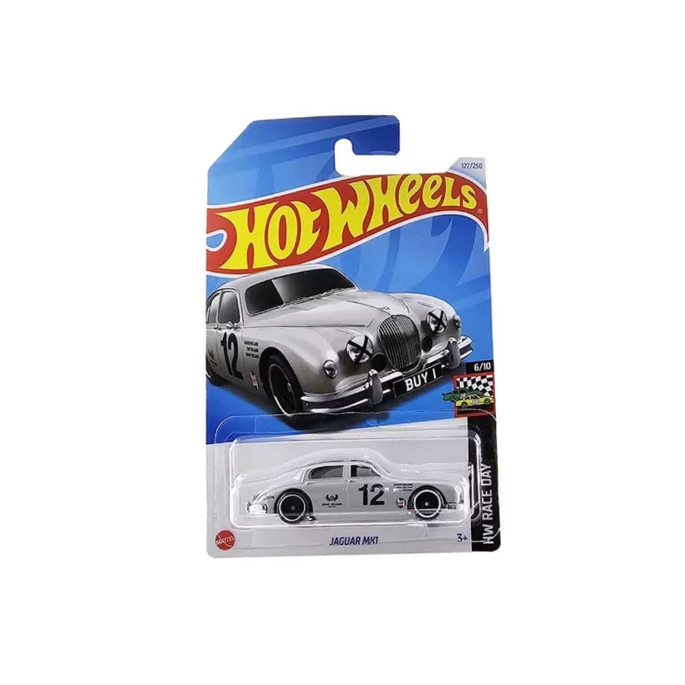 Hot Wheels De Colección Mattel C4982 - 10 Jaguar Mk1 Gris