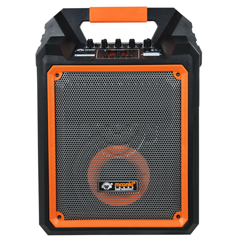Parlante Potenciado Moonki Sound Ms-900b - 6,5" - 900w/60w - Inc. Mic C/cable - Bat.