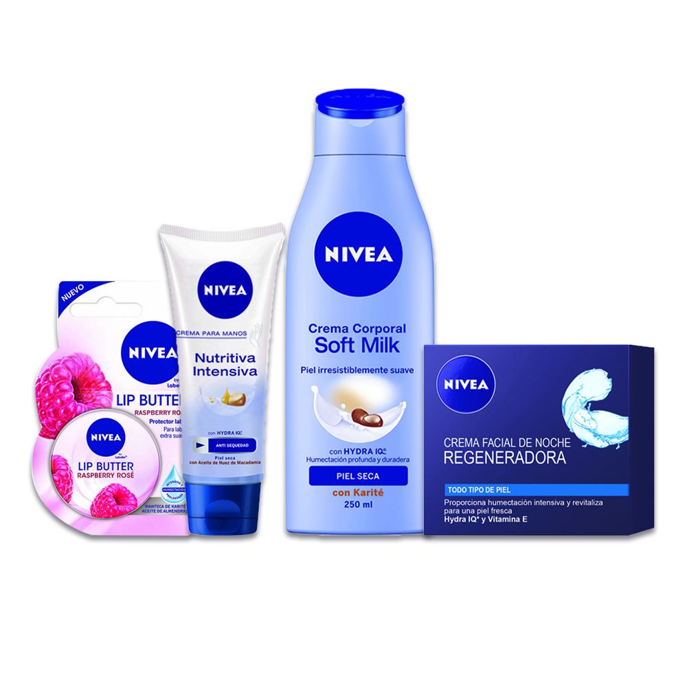 Kit Nivea Nutrición Intensiva Cuidado Total Piel Seca
