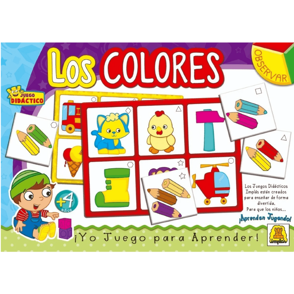 Juego Didáctico Los Colores Implas 319