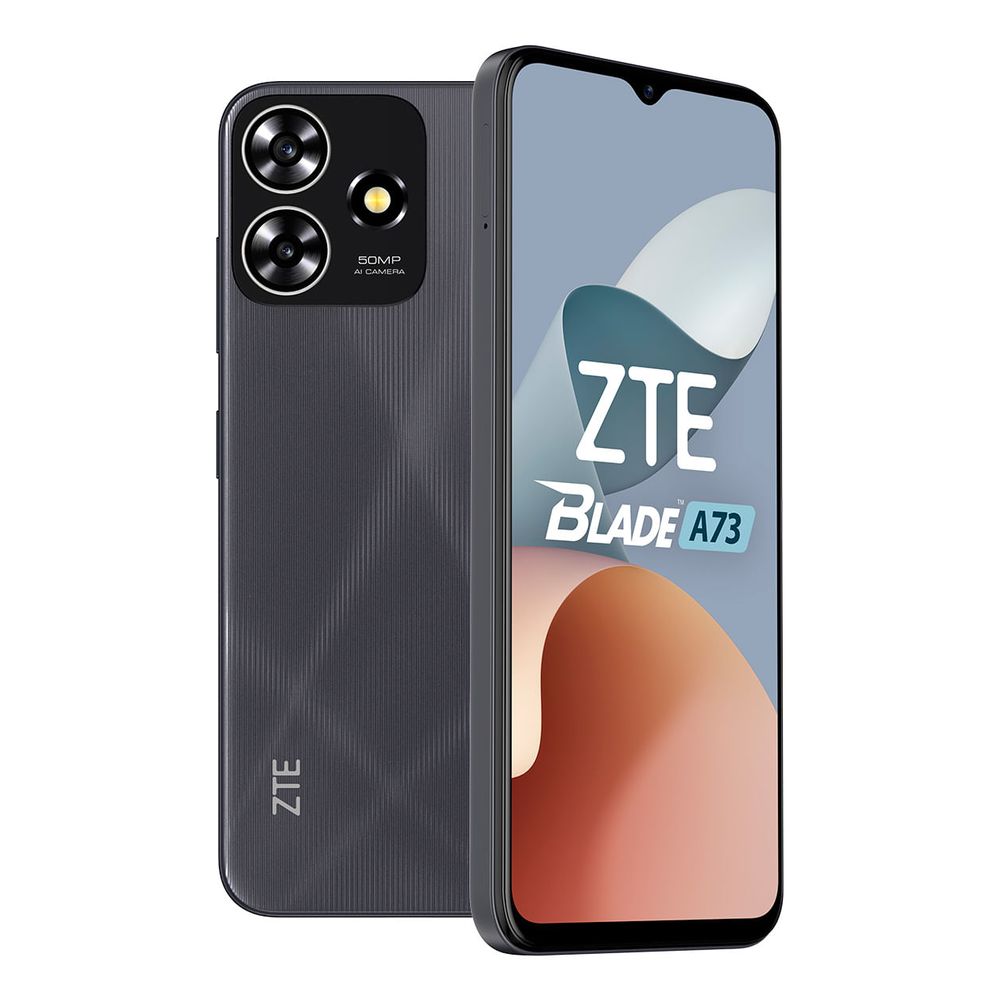 Celular ZTE A73 128 GB 4 GB RAM 50 MP Negro