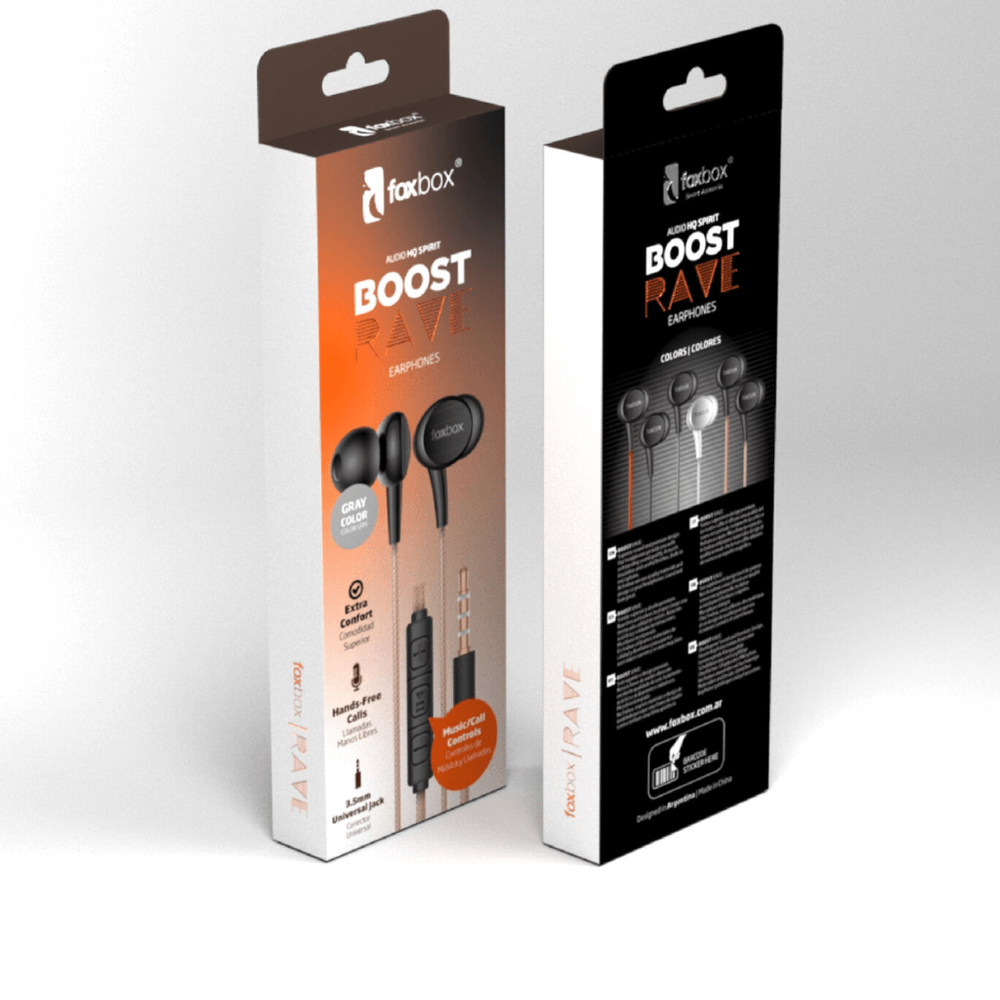 Auricular Foxbox Boost Rave - Negro