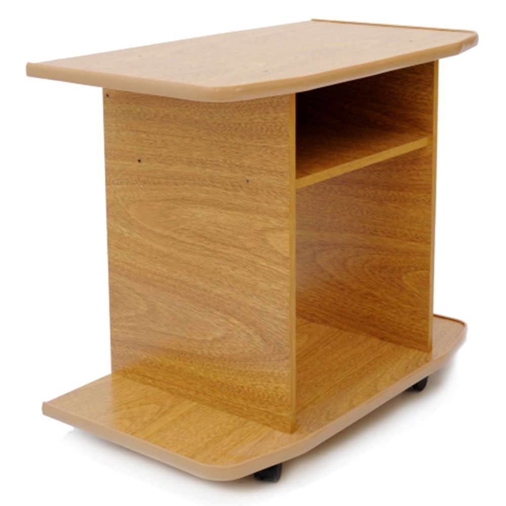 Mesa de TV Con Ruedas - Ancho 90CM - Muebles Económicos - Roble