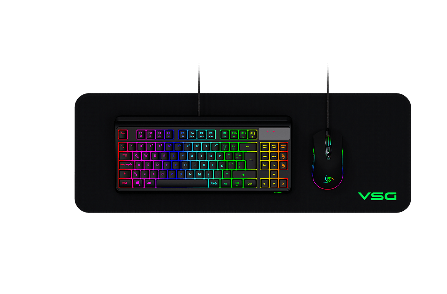 Combo VSG Pyxis Teclado Mouse y Mousepad