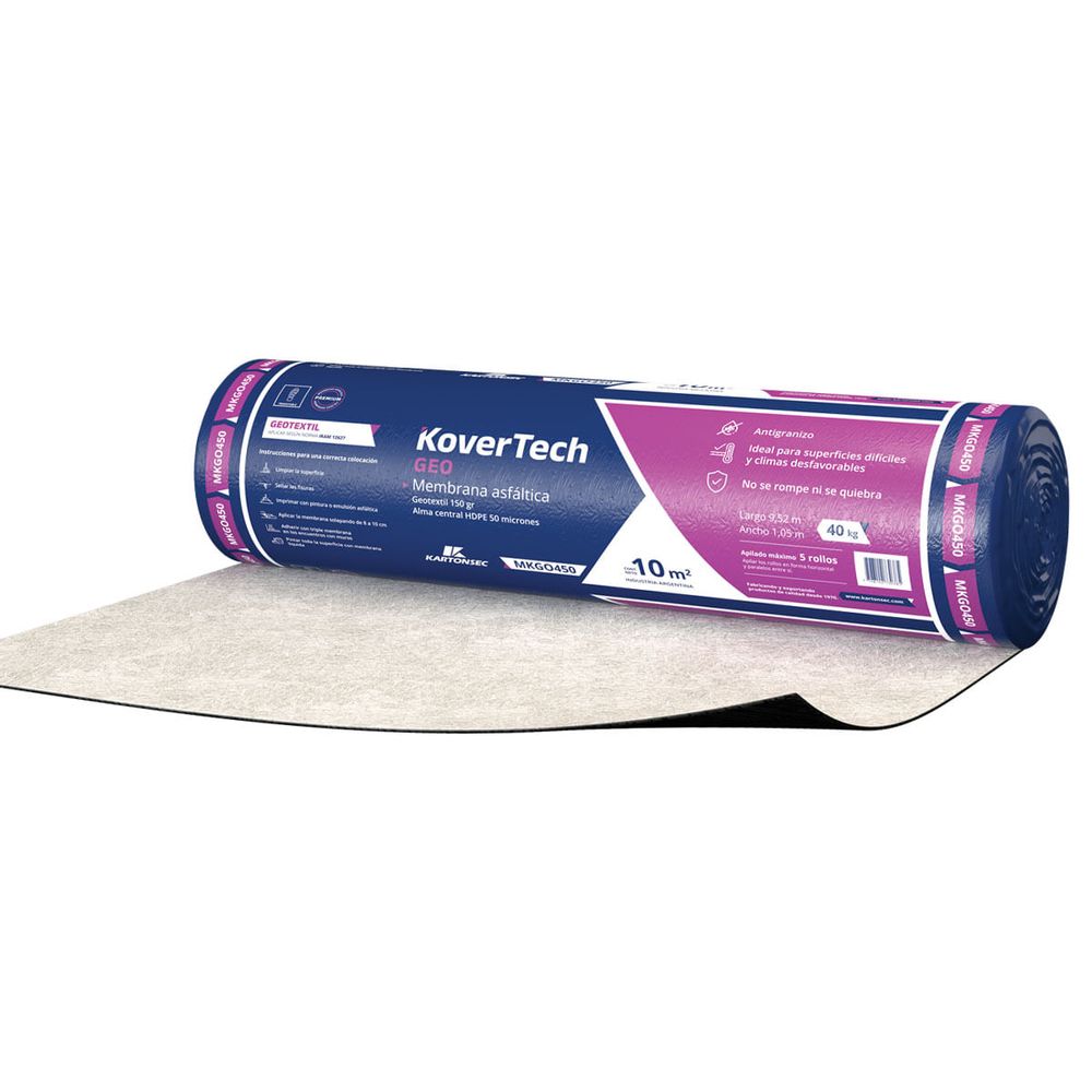 Membrana Asfáltica Transitable Kovertech Geotextil 4mm - Rex
