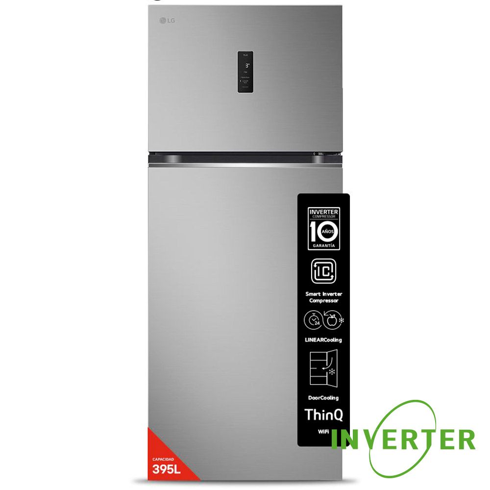 Heladera LG 395L VT40MPY Silver