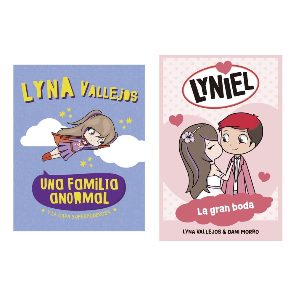 Pack 2 Libros Lyniel y Una Familia Anormal y La Capa Superpoderosa