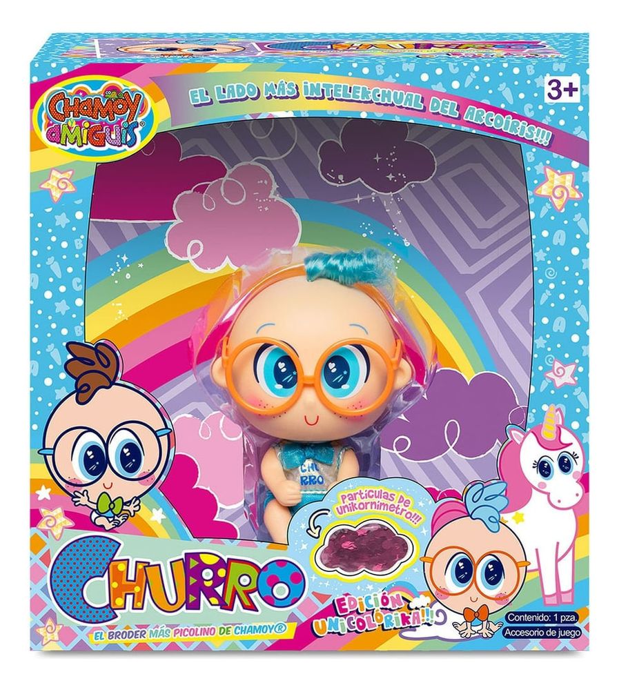 Muñeco Chamoy Amiguis Churro Unicolorika Distroller 990099