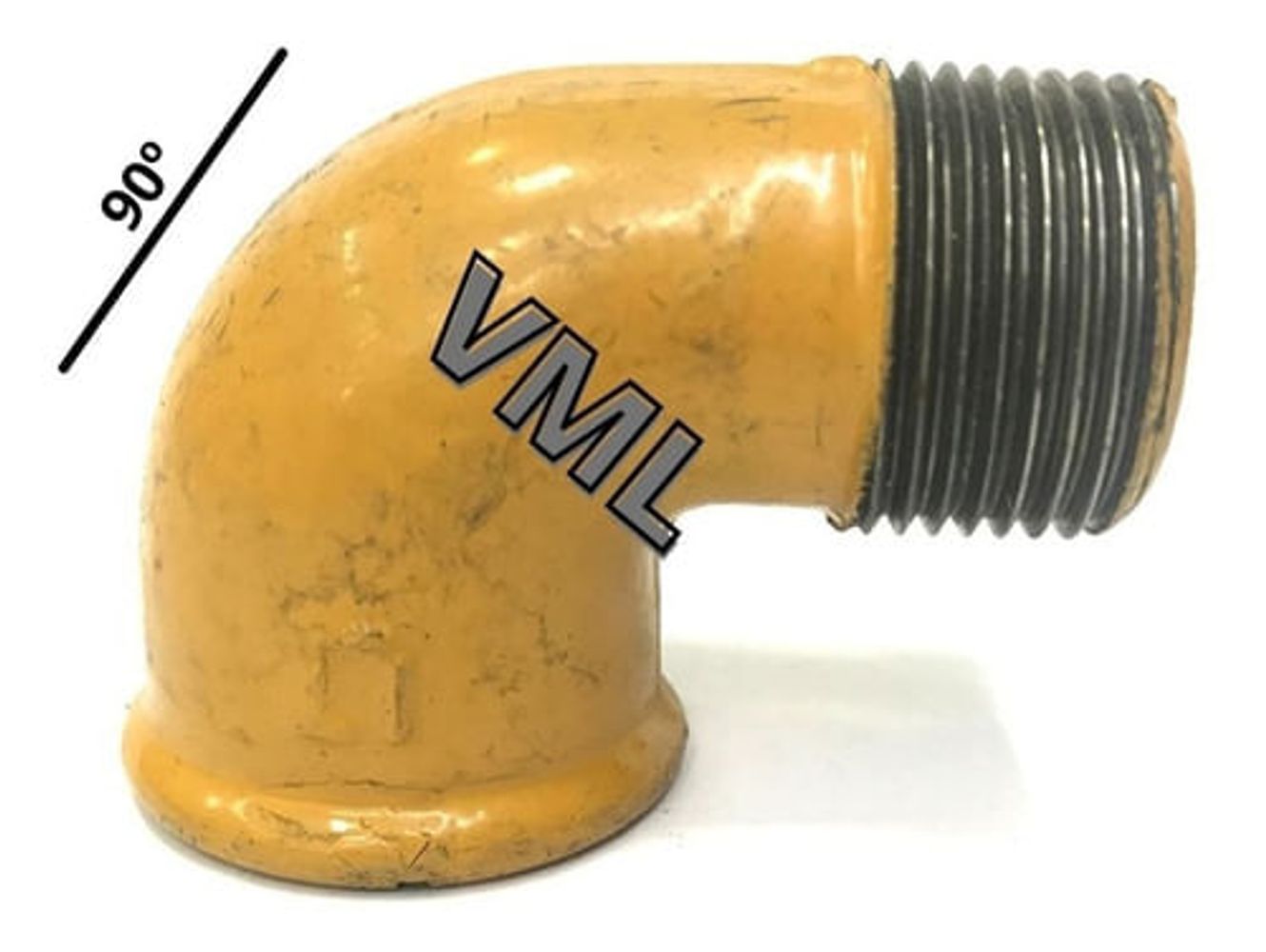 Codo Macho Hembra 1 Pulgada X 90° Aprobado Gas Latyn