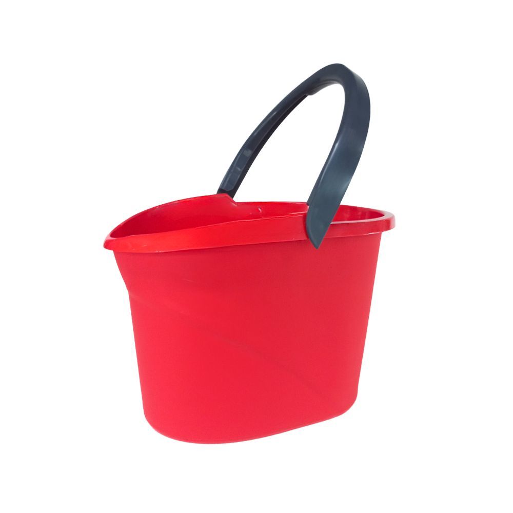 Balde Ovalado Plástico 10 Litros Rojo Colombraro 120